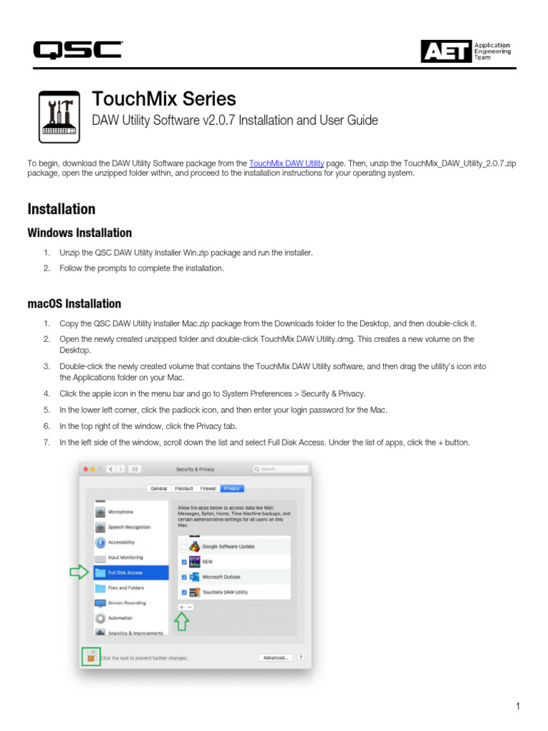 Q Mix Tmix Dawutility Usermanual | PDF | Computer File | Icon (Computing)