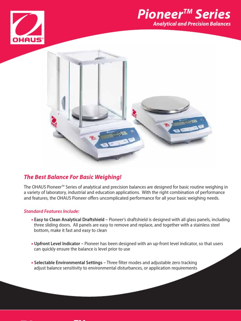 Ohaus Pioneer | Printer (Computing) | Kilogram