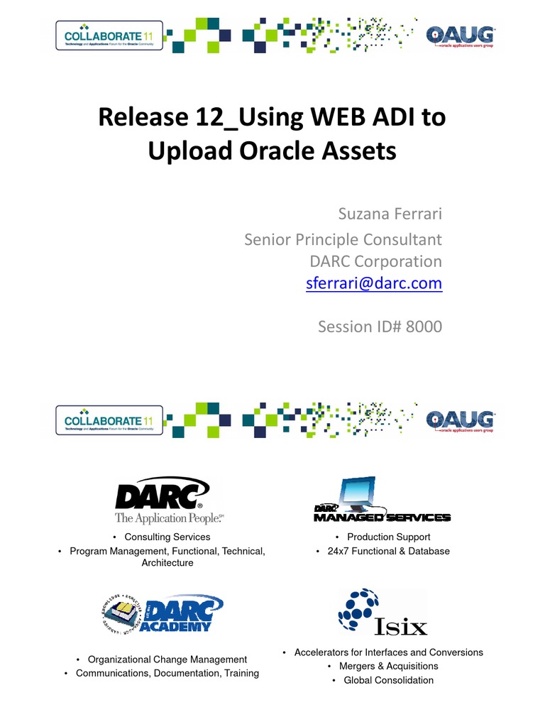 R12 Using WEB ADI To Upload Oracle Assets | PDF | Page Layout | Microsoft Excel