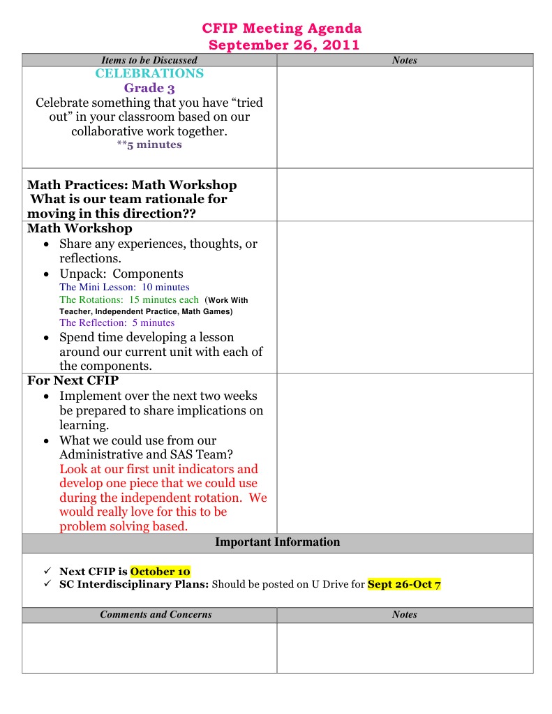 Cfip Meeting Agenda | PDF | Career & Growth | Art
