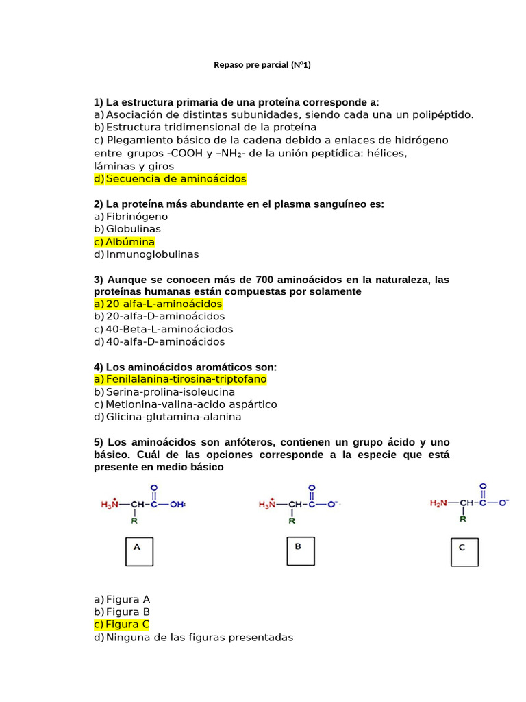 Repaso Pre Parcial kINESIOLOGIA Bioqui 2025 | PDF | Enzima | Inhibidor de la enzima