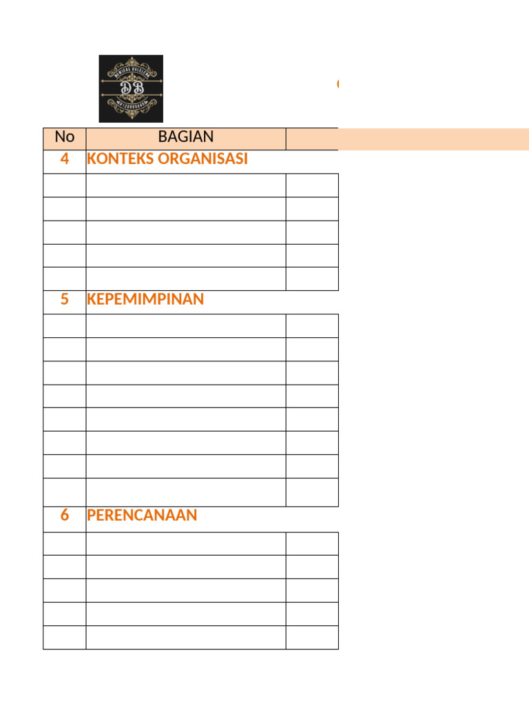 Latihan 1 - Daftar Isi Qhse Manual | PDF