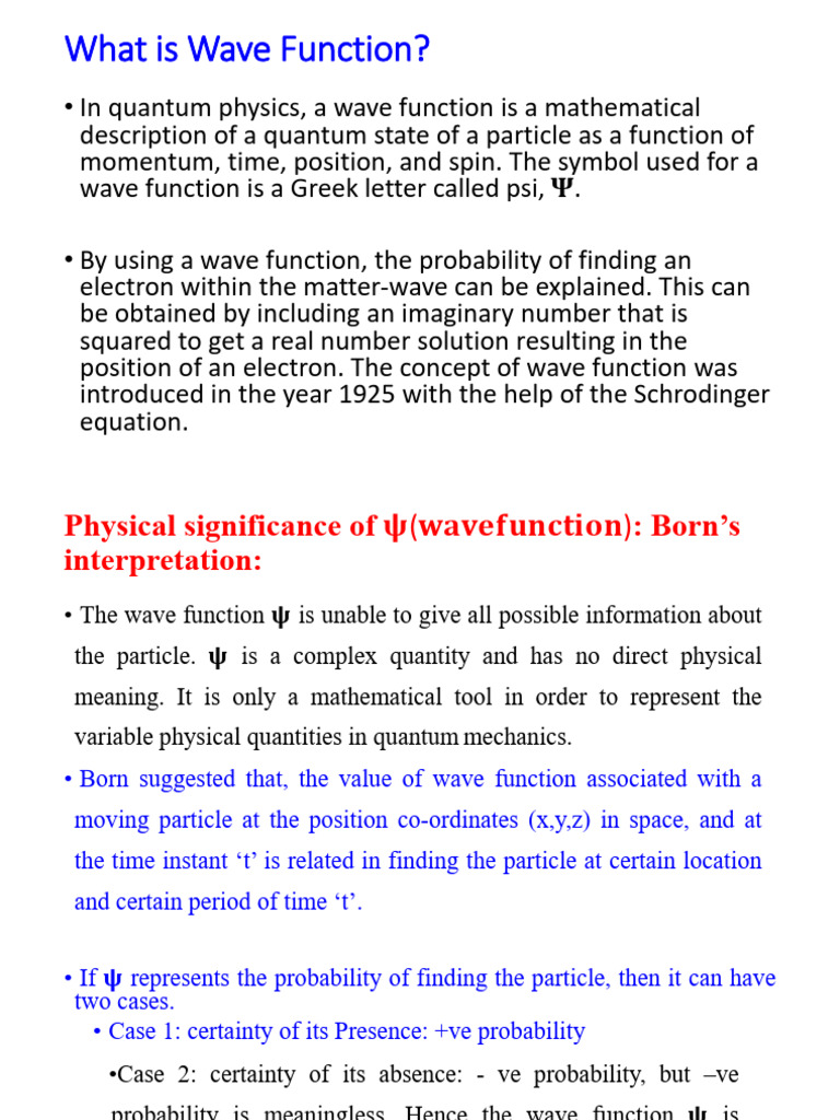 Applied Physics Schrodinger Eqn | PDF | Wave Function | Schrödinger Equation