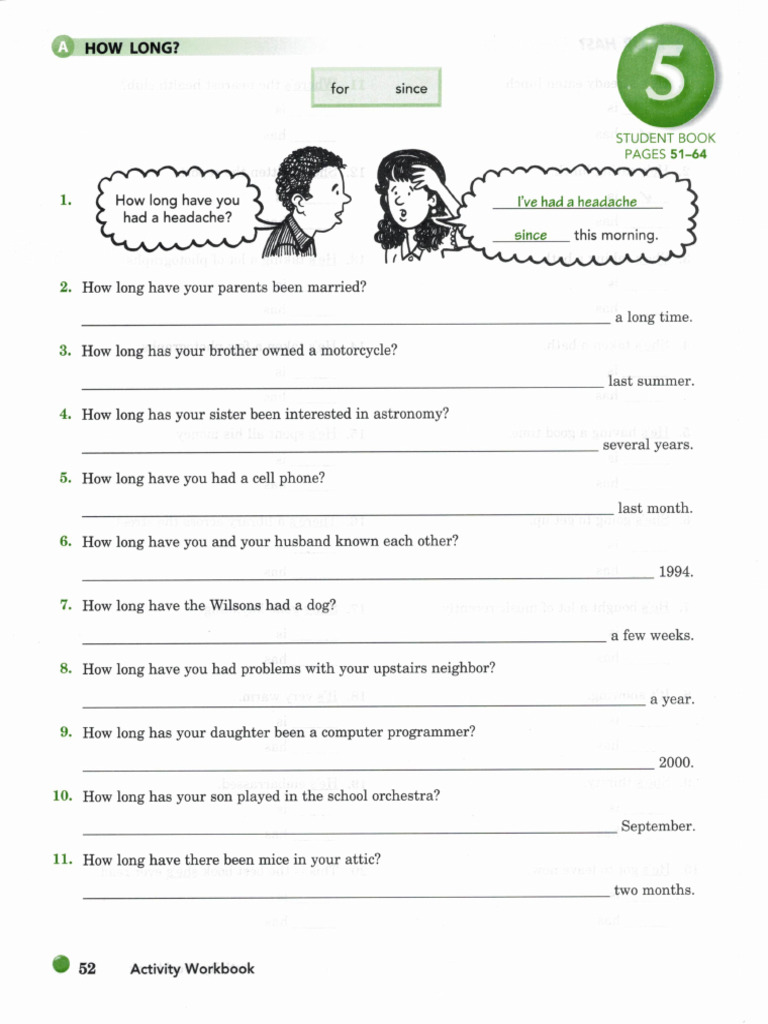 Side X Side Plus, Level 3, Activity Workbook, Unit 5 | PDF