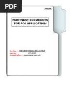 PNP Applicant Documentary Checklist | PDF | Notary Public | Government