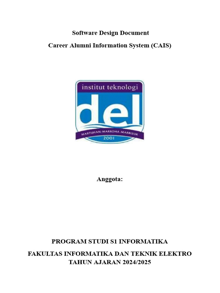 Dokumen SDD Cais | PDF