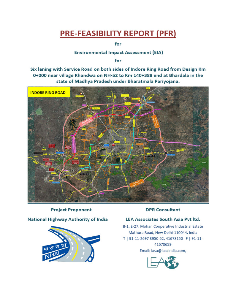 Indore Ring Road Project Overview | PDF | Rain | Road Infrastructure