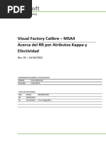 MSA por Atributos: Análisis R&R en Six Sigma | PDF | Metodología ...