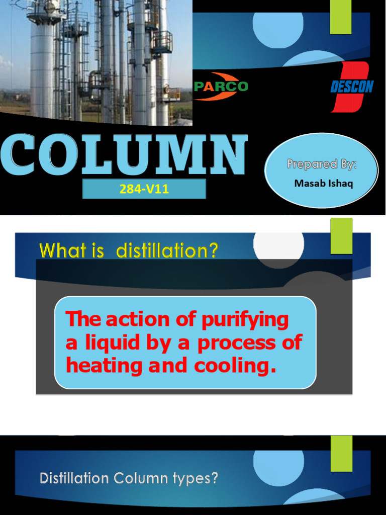 Distillation Column Shutdown Activities | PDF | Gases | Mechanical ...