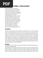 A Married State POEM Notes ENG LIT IGCSE | PDF | Marriage | Poetry