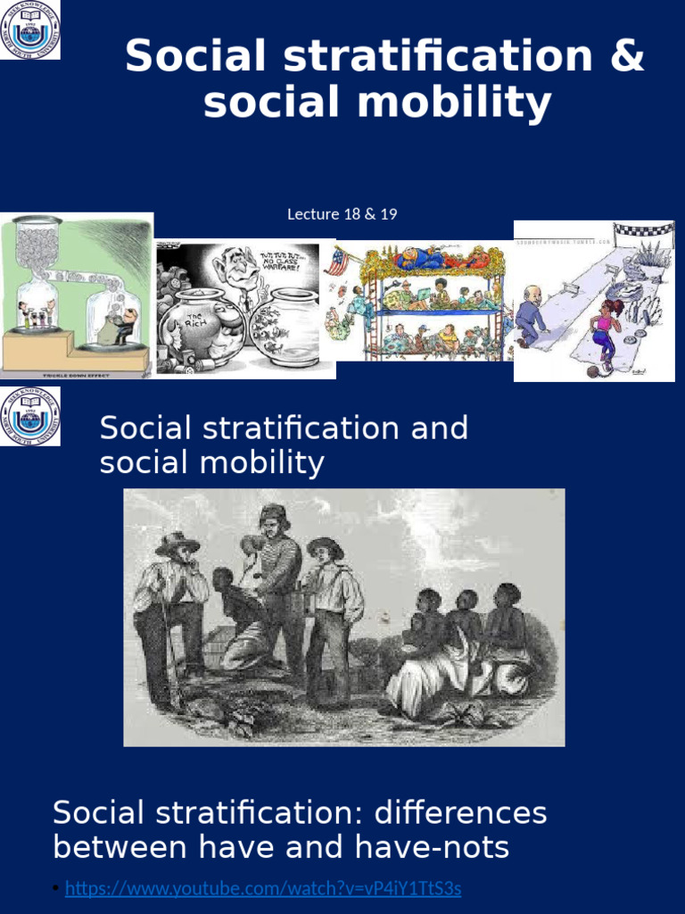Social Stratification and Mobility Overview | PDF | Social ...