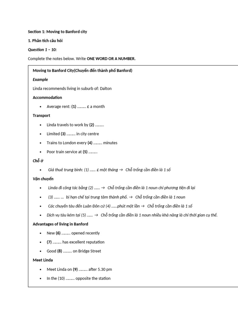 Cam 13 Test 3 Listening Pdf