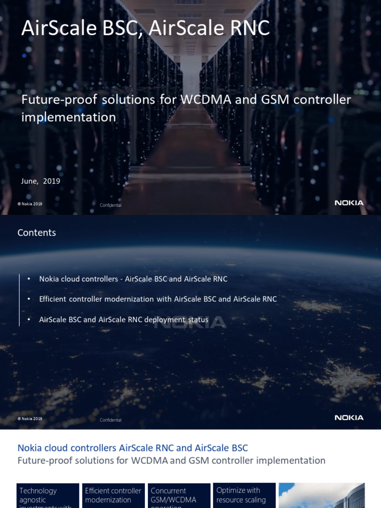 AirScale BSC and RNC Modernization | PDF | Data Center | Computing