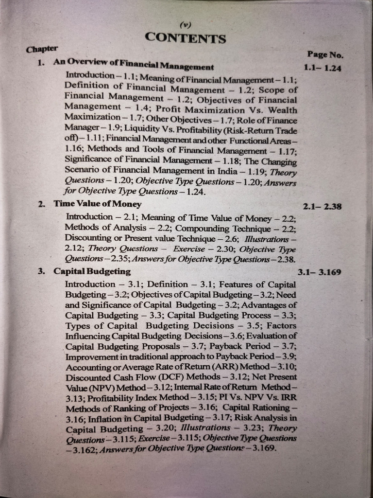 Financial Management Chapter 1 Notes | PDF
