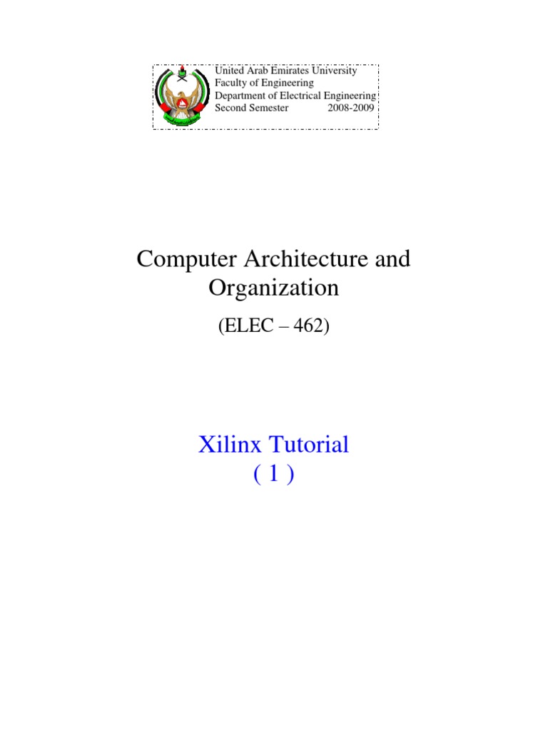 Xilinx Tutorial | PDF | Input/Output | Simulation