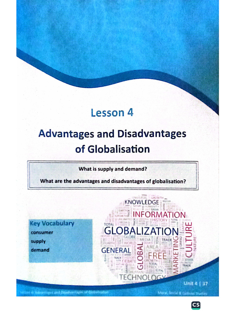 Advantages and Disadvantages of Globalization | PDF