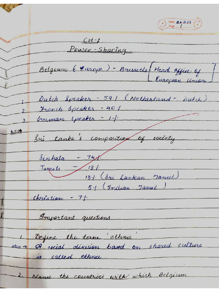 CH 1 Civics Class 10 | PDF