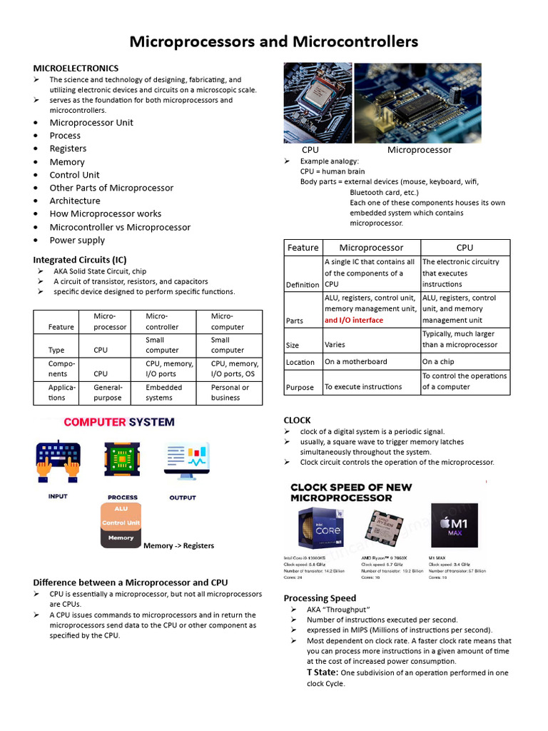 8 Microprocessor & Microcontroller System and Design | PDF | Random Access Memory | Central ...