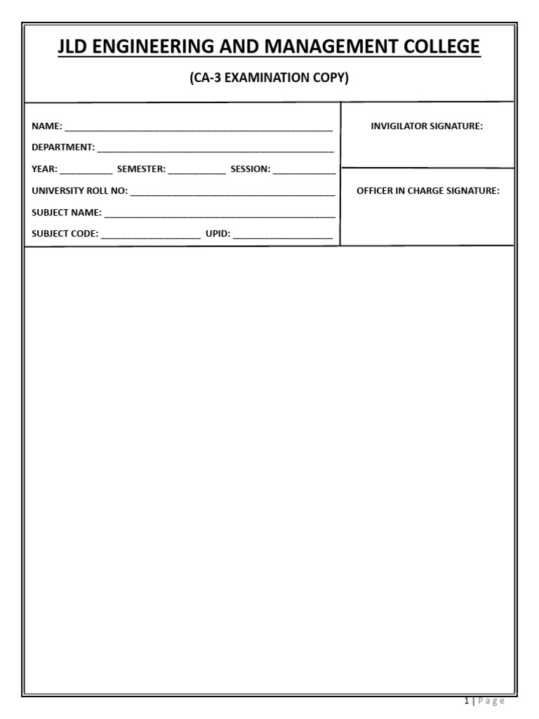 Ca-3 Format | PDF