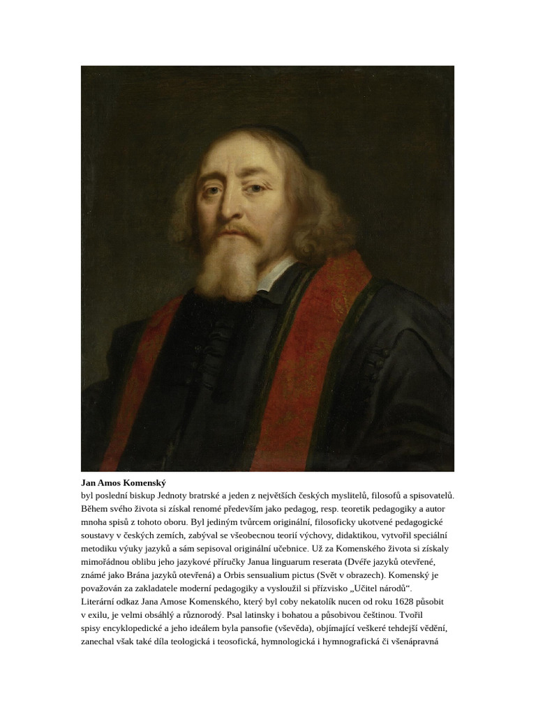 Jan Amos Komensky | PDF