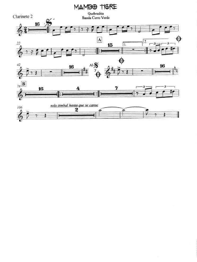 Mambo Tigre +-1 | PDF