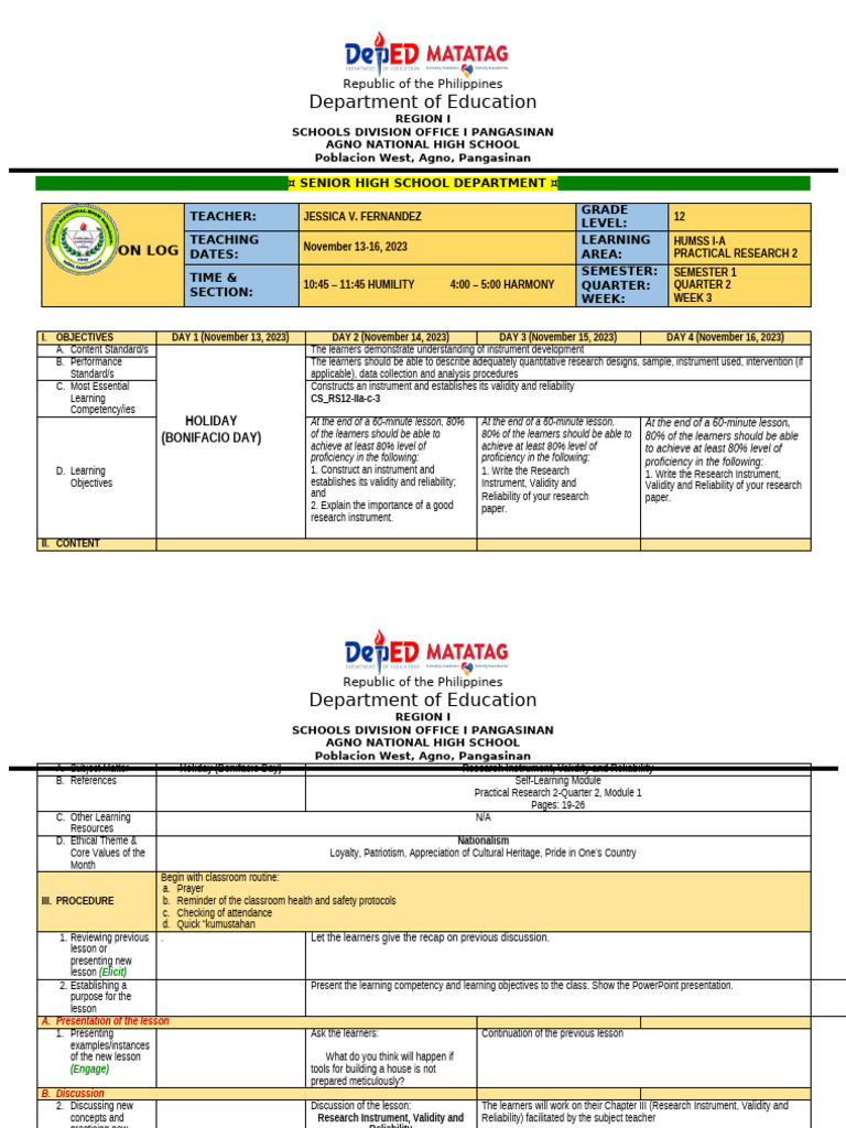 Practical Research 2 Quarter 2 Week 3 | PDF | Learning | Cognition