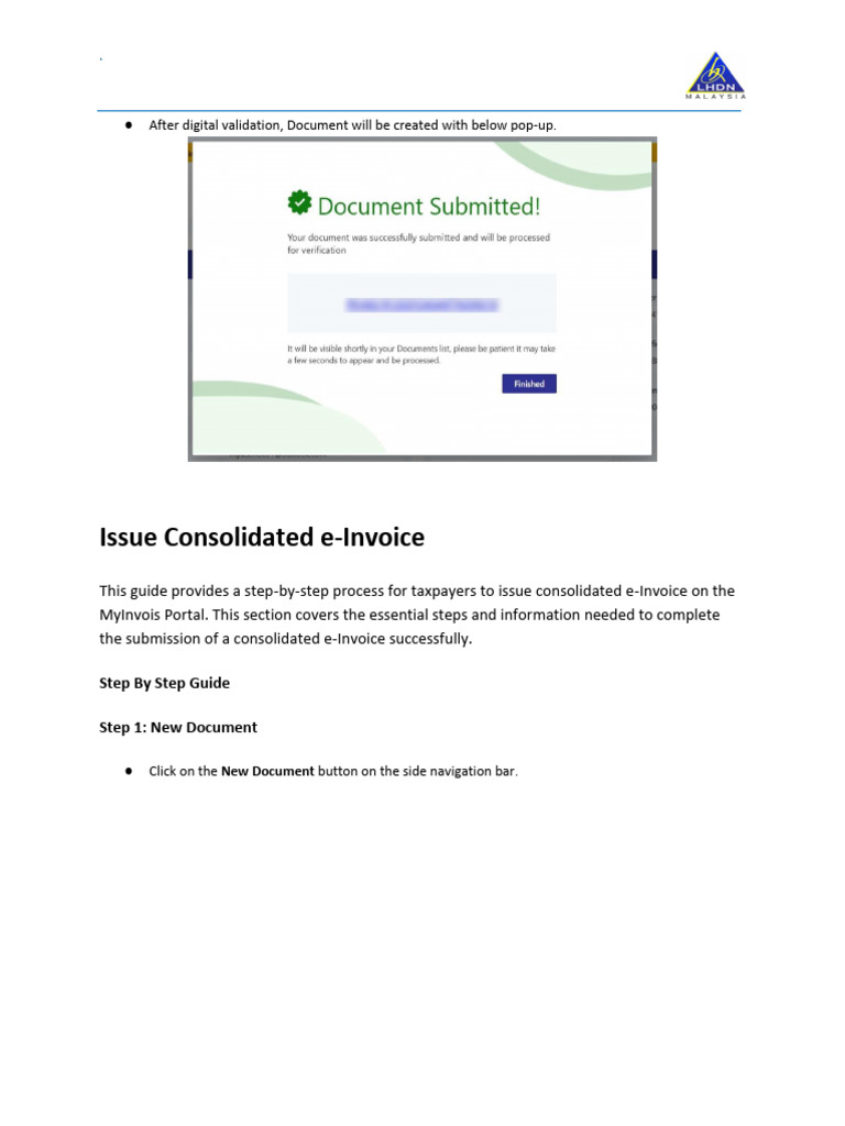 Guide to Issuing Consolidated e-Invoices | PDF | Invoice | Taxes