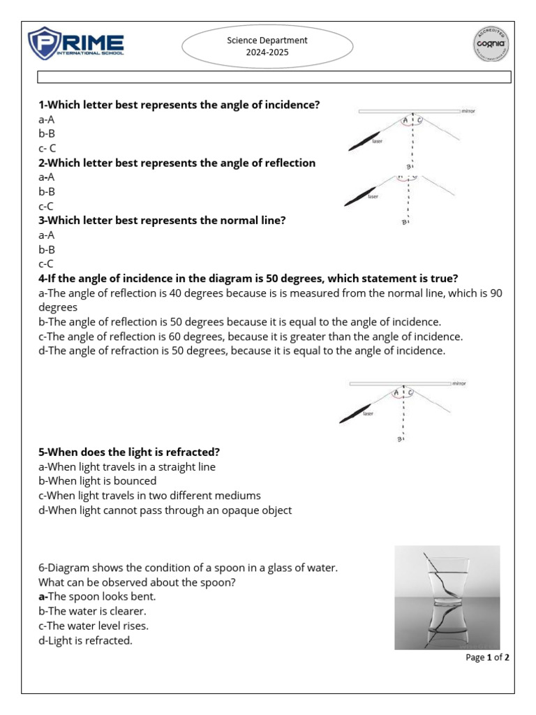 Waves Interactions: Reflection & Refraction | PDF