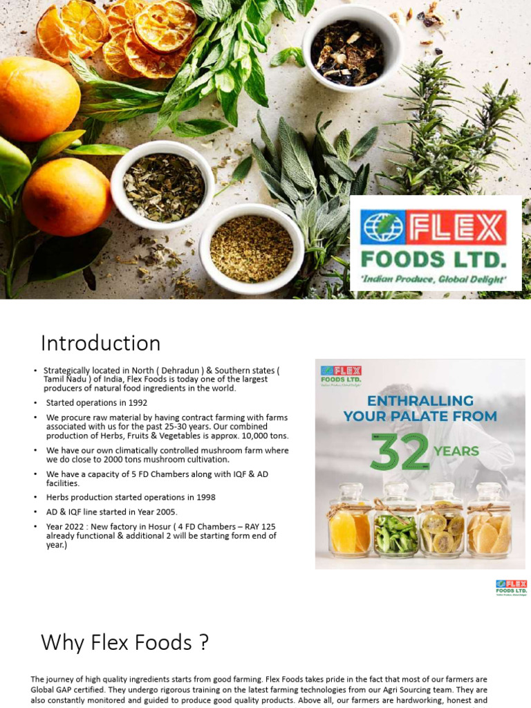 Flex Foods Company | PDF | Vegetables | Dill