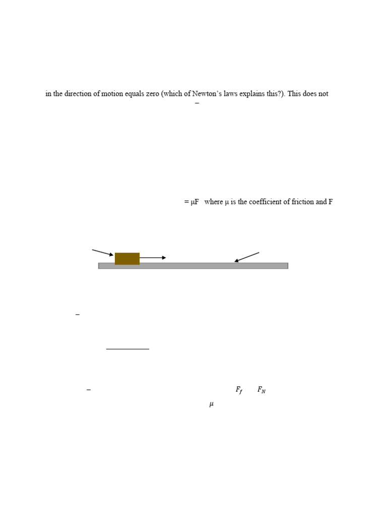 Coefficient of Kinetic Friction Lab | PDF | Friction | Force