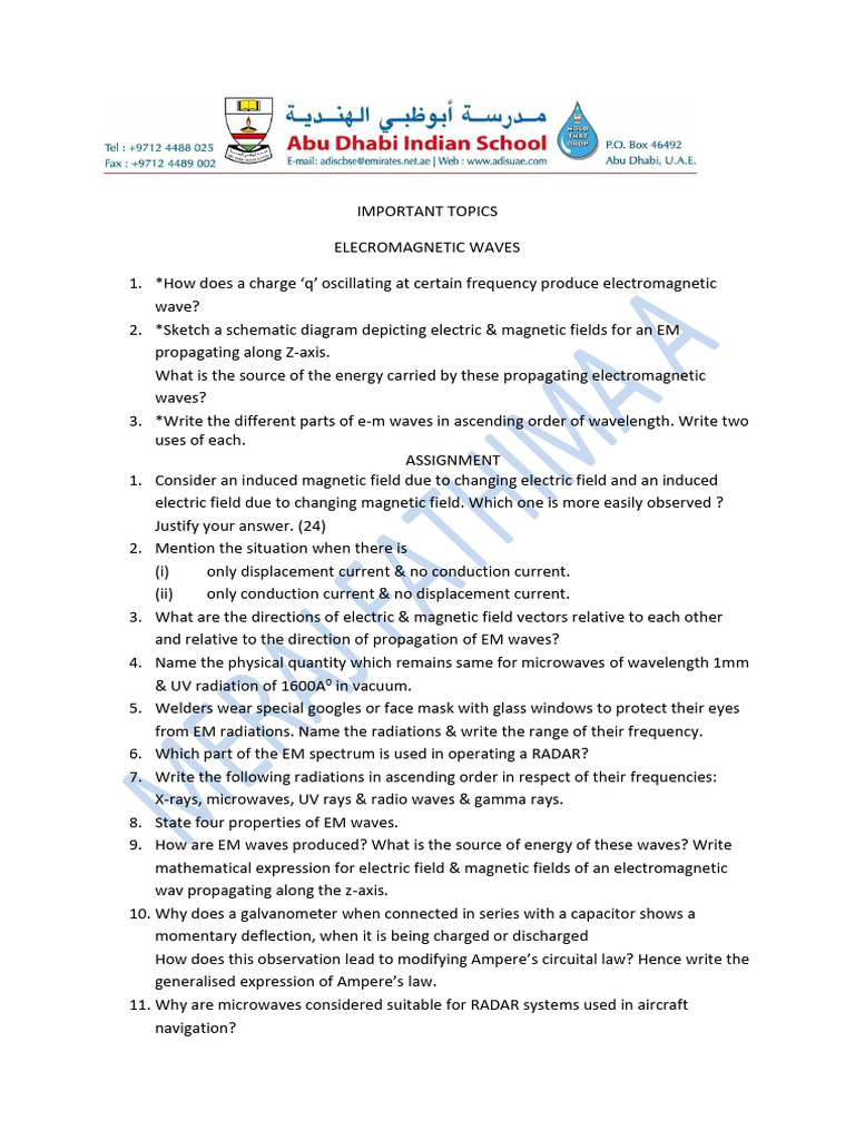 Understanding Electromagnetic Waves | PDF | Electromagnetic Radiation ...