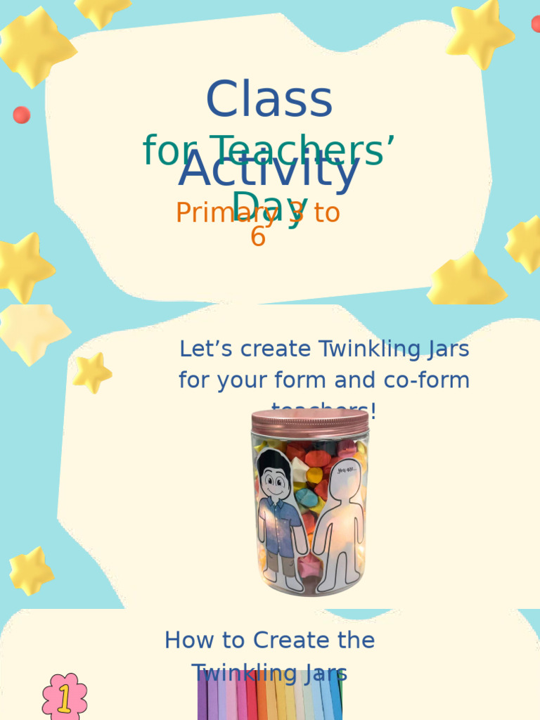 Teachers' Day Class Activities (P3-P6) | PDF