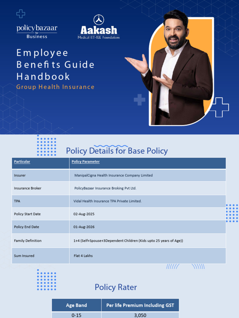 Group Mediclaim Policy Handbook 2025 | PDF | Sexually Transmitted Infection | Hospital