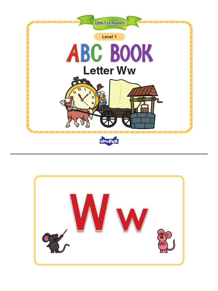 Lv01-023 ABC Book Letter WW | PDF