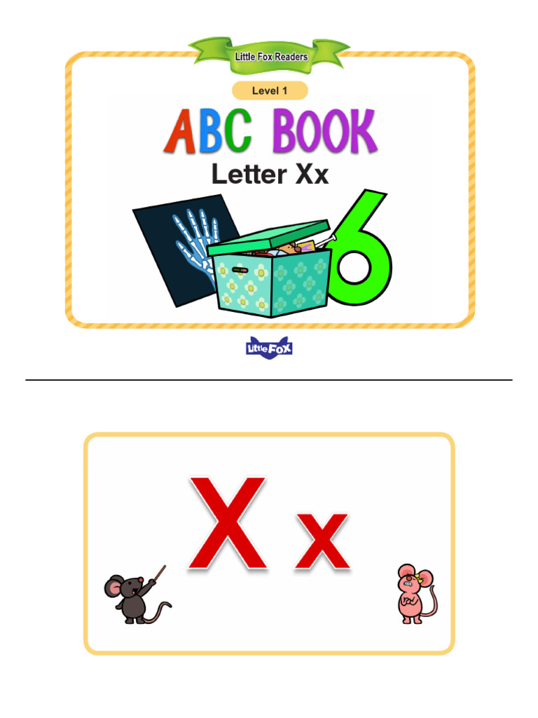 Letter Xx: X-ray and Six Activities | PDF