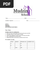 MS Cambridge Checkpoint Results 2025 | PDF