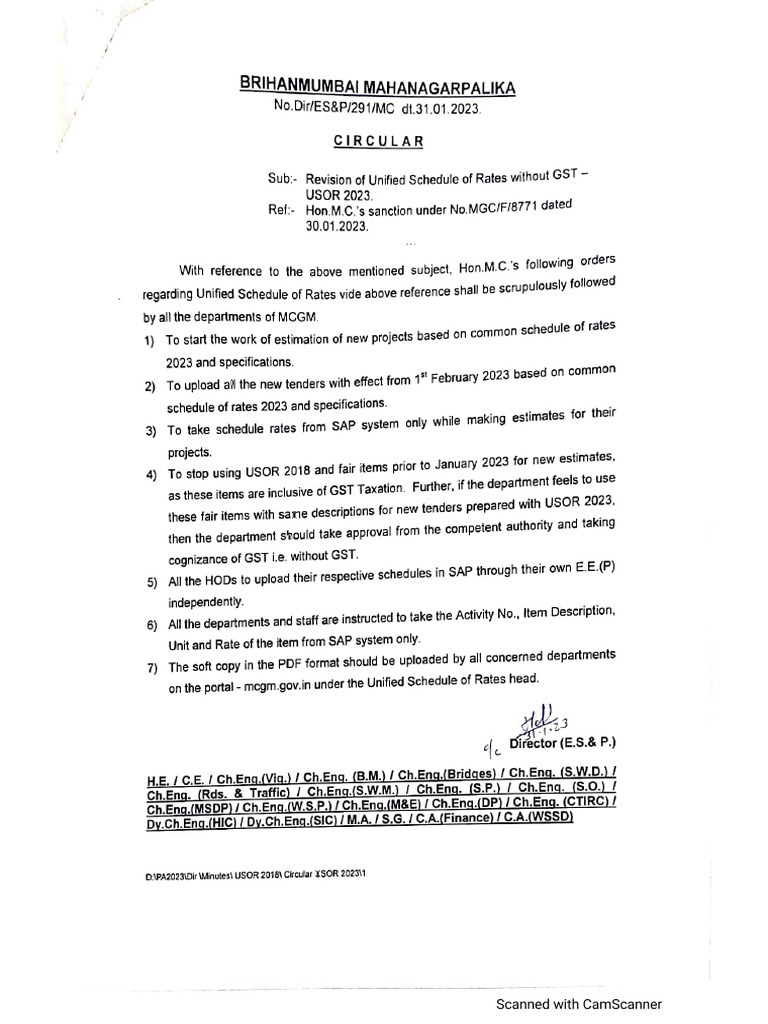 USOR 2023 - Circular | PDF