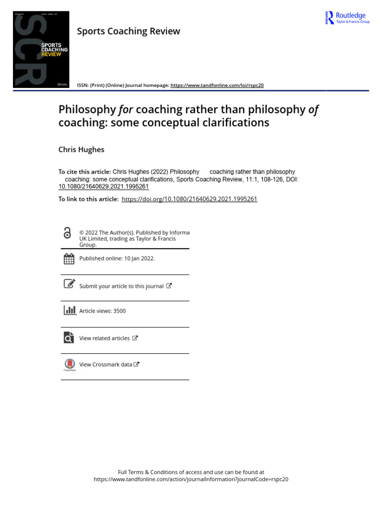 Philosophy for Coaching: Conceptual Insights | PDF | Empiricism | Science
