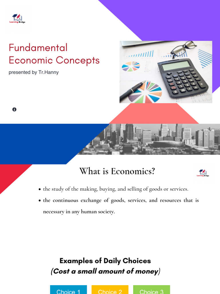 Fundamental Economic Concepts | PDF | Labour Economics | Incentive