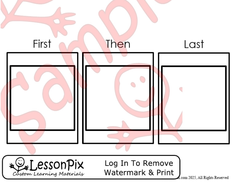 First Then Last Material 35269108 | PDF