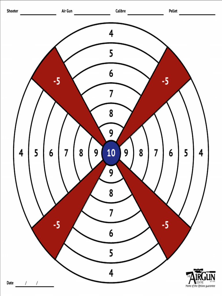 Printable Target Practice Game 17cm | PDF