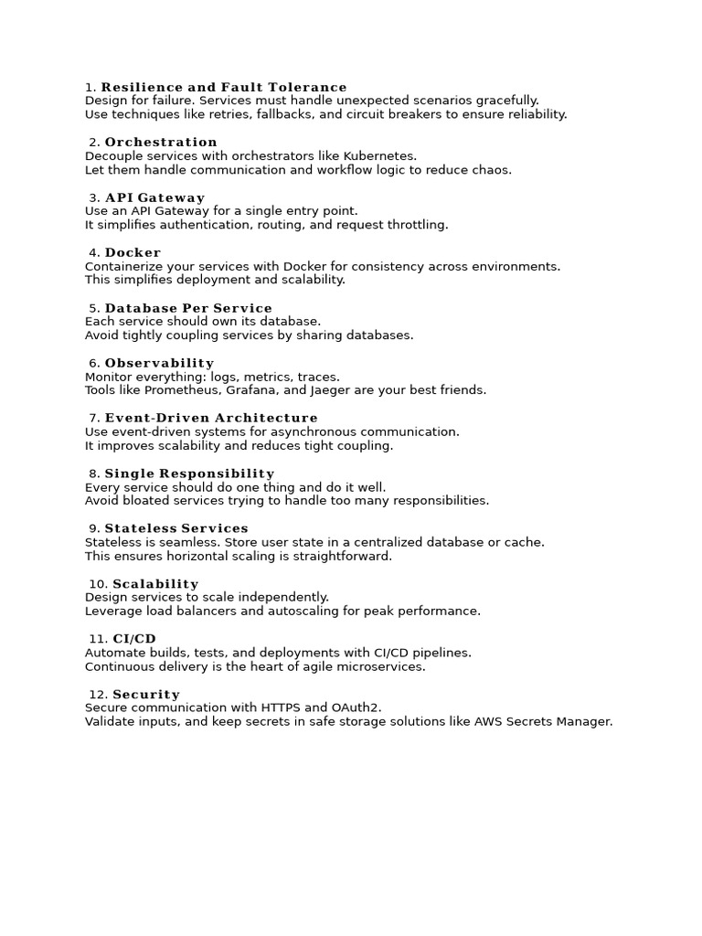 Microservices Best Practices | PDF