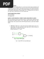 3input Logic Gates Diagram and Truth Tables | PDF