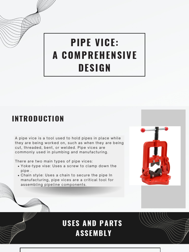 Pipe Vice: Types, Uses, and Design | PDF