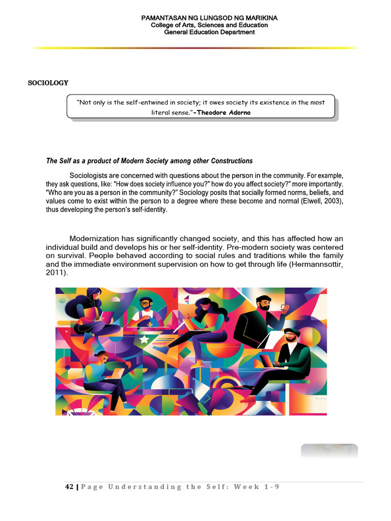 Understanding The Self Antropological and Social Dimension of Self ...