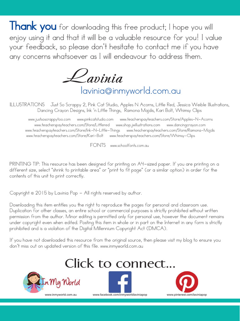 Whole Body Listening Printable Resource | PDF