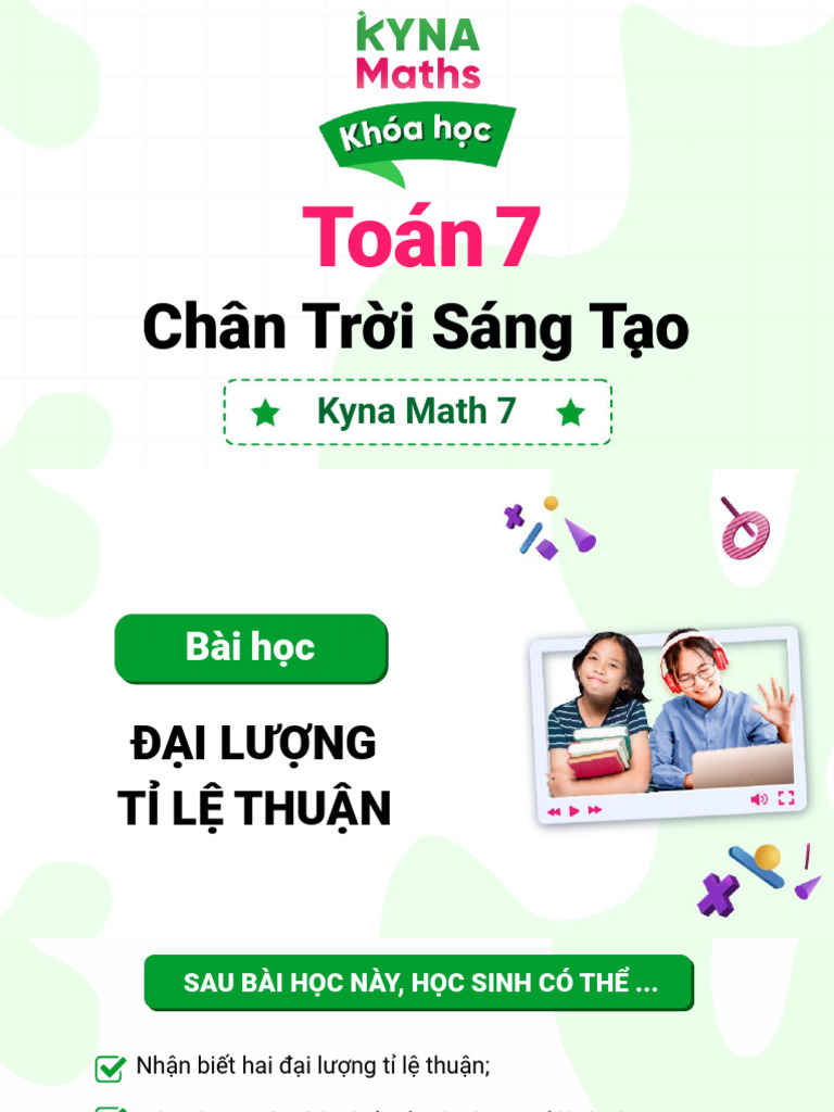Chân TR I Sáng T O: Kyna Math 7 | PDF