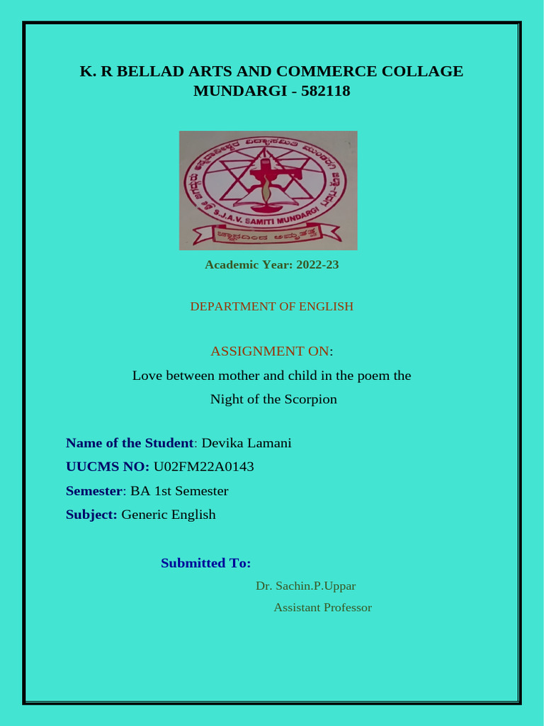 New Folder (1) - Assignment Front Page | PDF