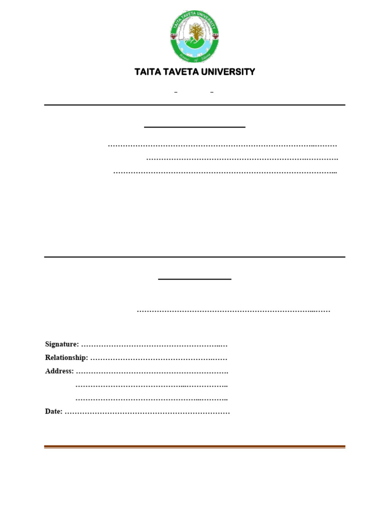 Emergency Operation Form | PDF