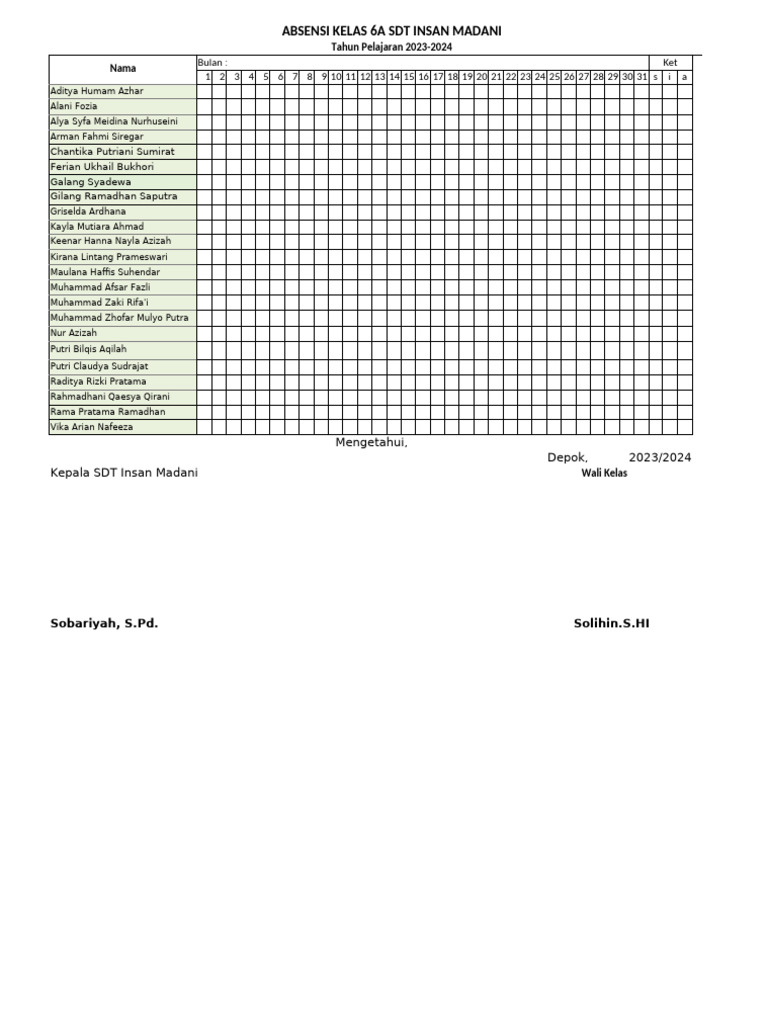 Absen | PDF
